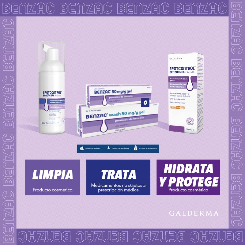 Cómo eliminar el acné con Benzac
